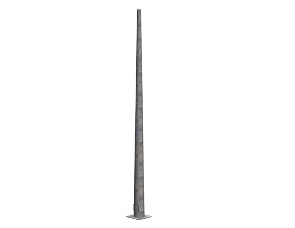 Poste cónico 9 metros galvanizado | ORBE
